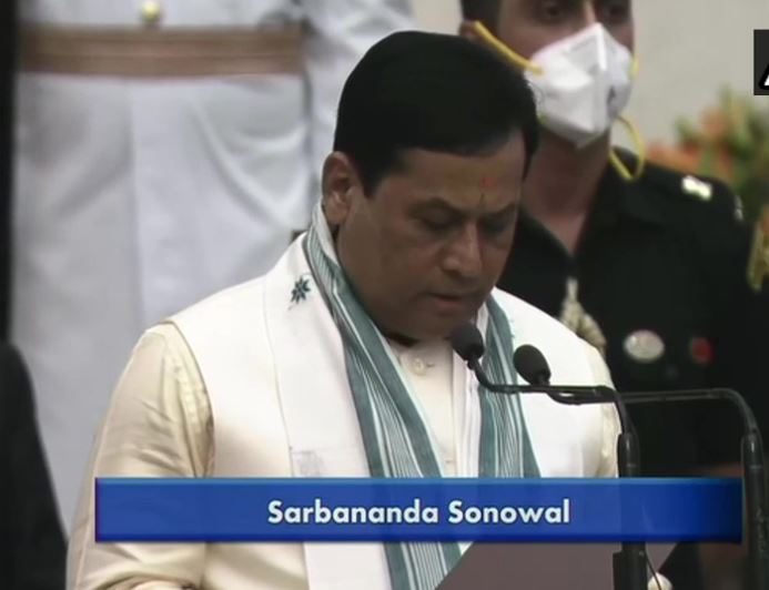 Sarbananda Sonowal takes oath as Union Minister » News Live TV » India Sarbananda Sonowal takes oath as Union Minister » News Live TV » India